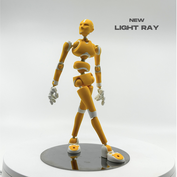 LIGHT RAY Stickybones (Ships Same Day) | Poseable Magnetic Human ...