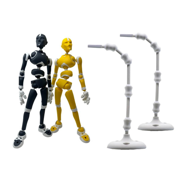 High Flyer Twin Pack— 2 Stickybones, 2 Fly-Rigs | Poseable Magnetic ...