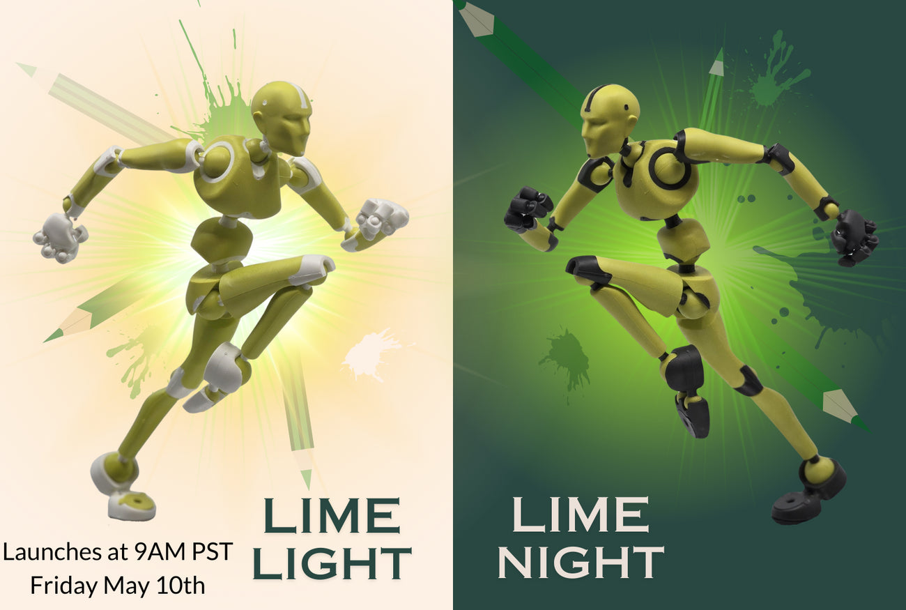 Poseable Magnetic Human Figures for Drawing and Animation | Stickybones