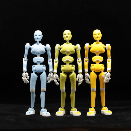 Three Amigos Bundle Dark Grey | Poseable Magnetic Human Figures by ...