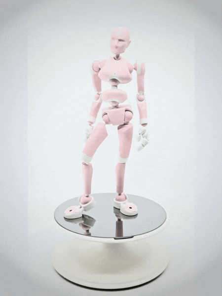 NEW! Rose Quartz Stickybones (Limited Color) | Poseable Magnetic Human ...