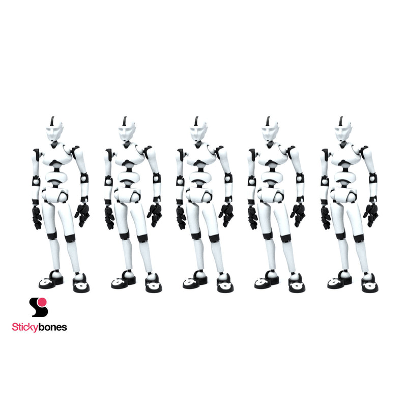 Poseable Magnetic Human Figures for Drawing and Animation | Stickybones