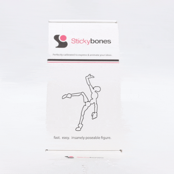 The Original Stickybones — Dark Storm or Blizzard | Poseable Magnetic ...
