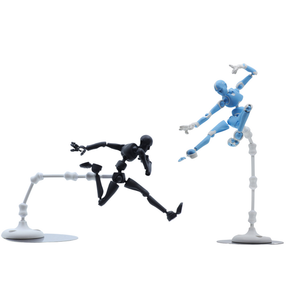 SUPER CHILL Bundle — 2 Stickybones, 2 Fly-Rigs | Poseable Magnetic ...